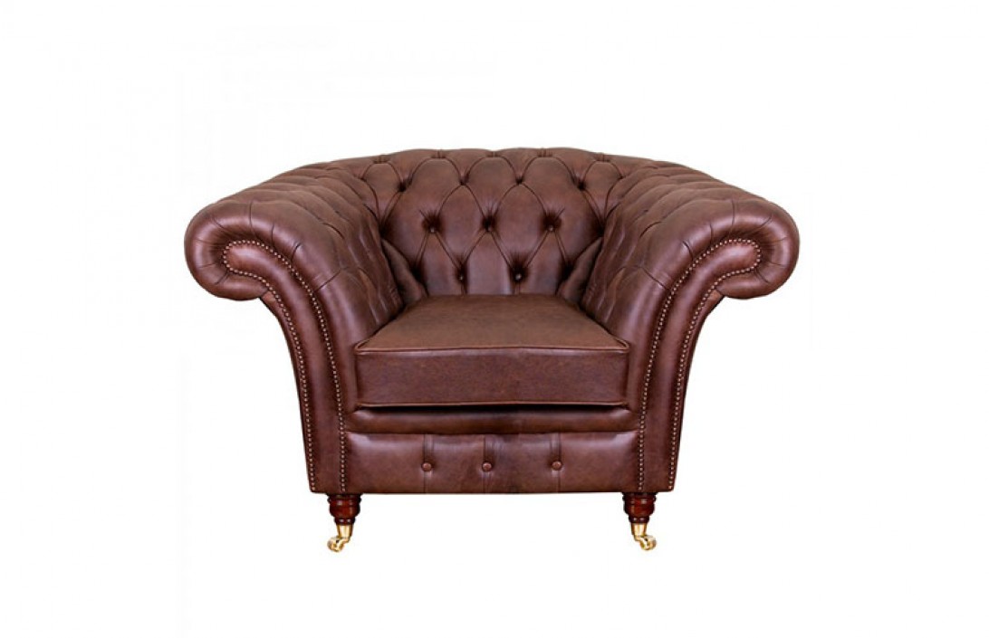 Blenheim Leather Chesterfield Chair | The Chesterfield Company