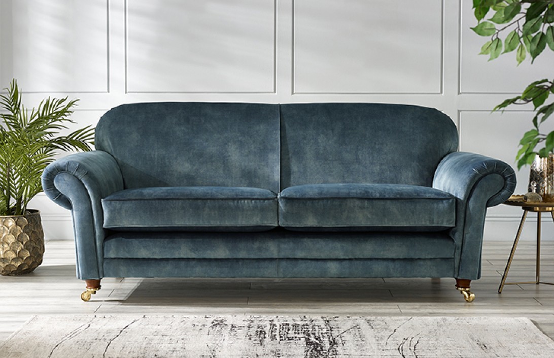 4 Seater | Henley Fabric Sofa | Chesterfield Company