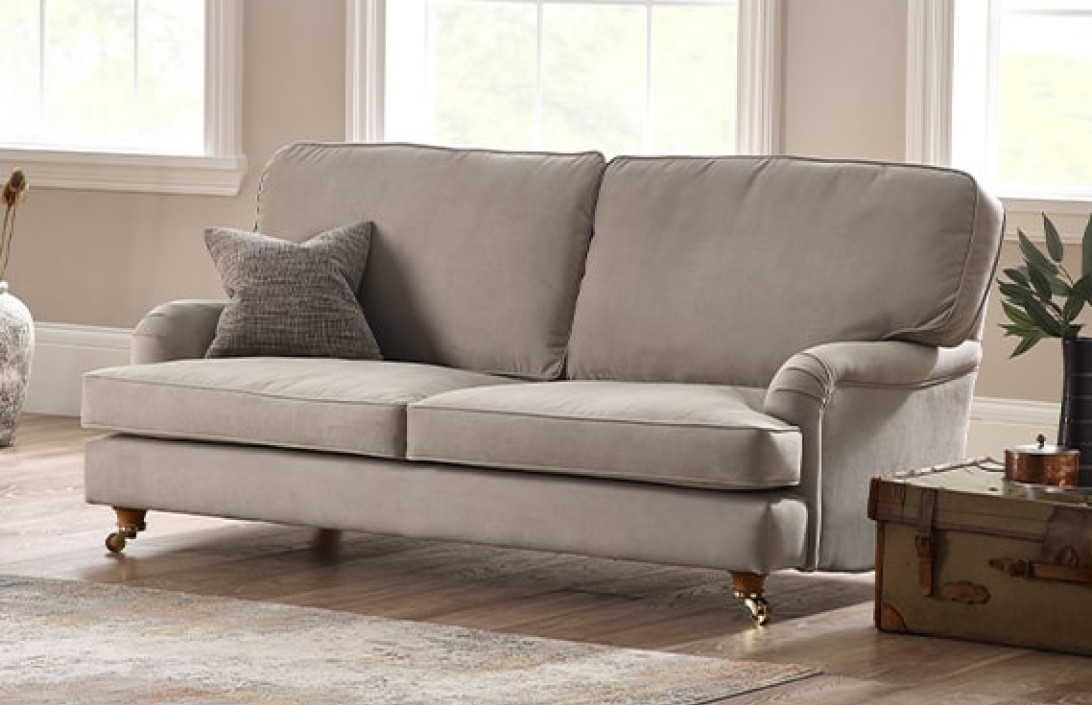 Downton Vintage Fabric Sofa | Handmade Traditional Fabric Sofas UK