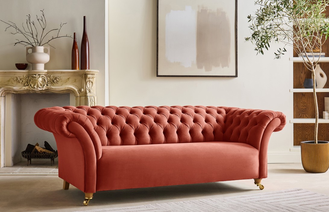 Penhurst Fabric Chesterfield Sofa | Handmade Chesterfield Sofas UK